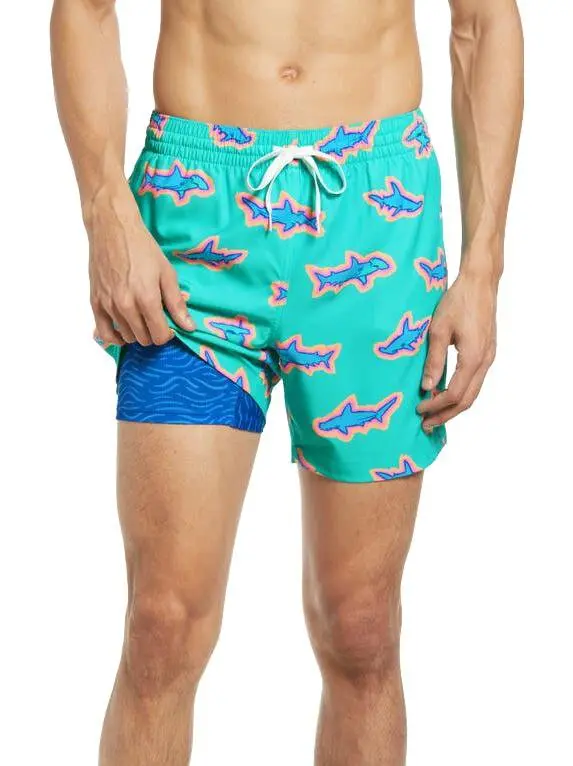 CHUBBIES Classic Lined 5.5-inch Swim Trunks - Mint