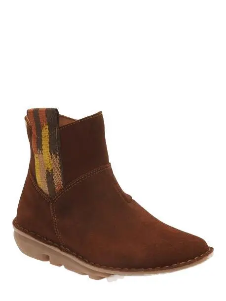 ON FOOT Silken Waterproof Suede Bootie - Tan