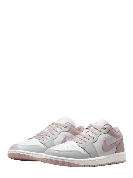 JORDAN Air 1 Low Basketball Sneakers - Port Rose/english Satin
