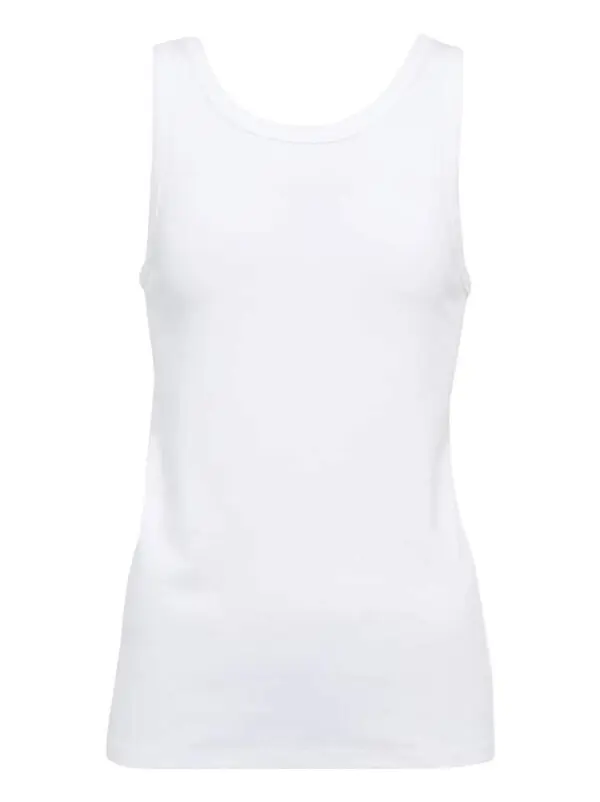 THE ROW Frankie Cotton Tank Top - White