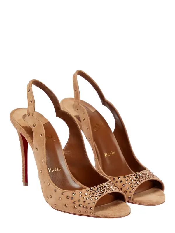 CHRISTIAN LOUBOUTIN Nudes Degrachick Sandals - Brown
