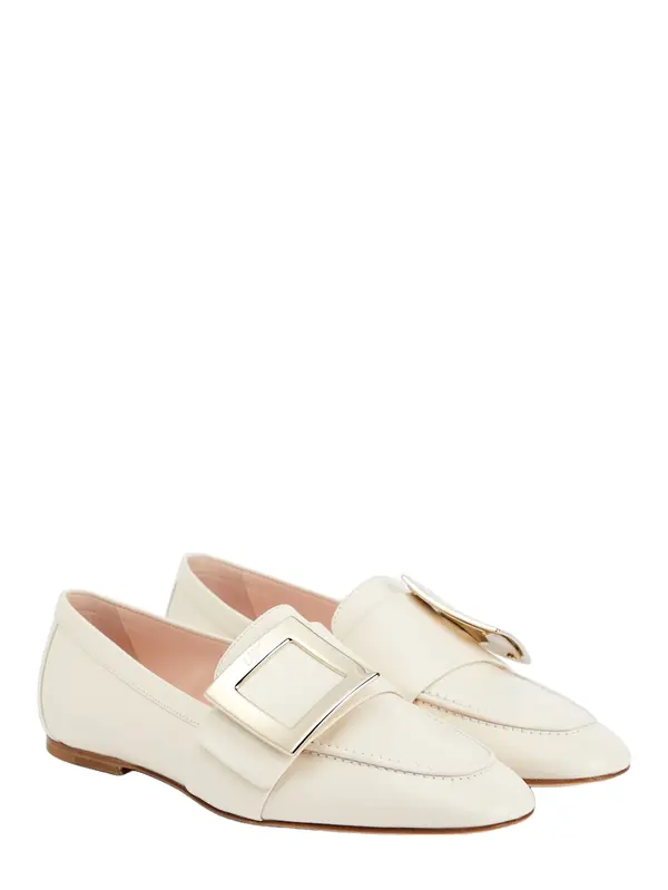 ROGER VIVIER Leather Loafers - White