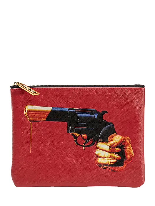 SELETTI Toiletpaper Revolver Cosmetics Bag - One-color