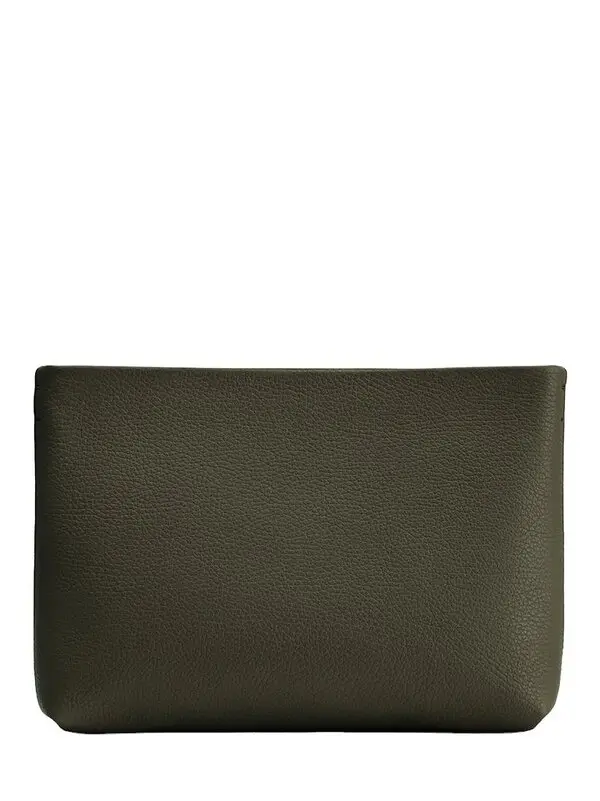 Cuyana Small Zipper Pouch - Dark Green