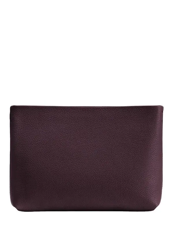Cuyana Small Zipper Pouch - Plum