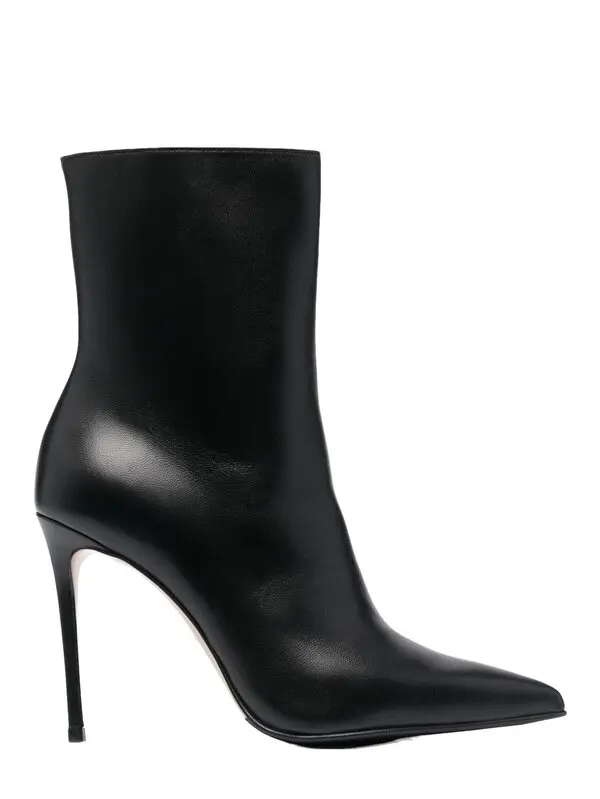 LE SILLA 110mm Eva Leather Ankle Boots - Black