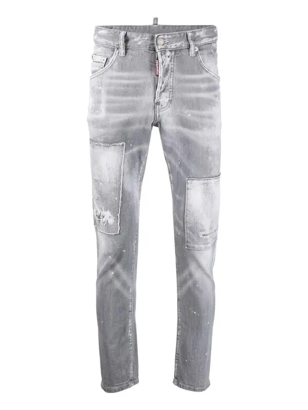Dsquared2 Distressed Skinny Jeans - Grey