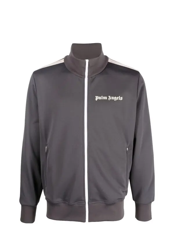 Palm Angels Logo-print Track Jacket - Grey