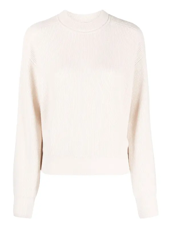Peserico Ribbed-knit Jumper - Neutrals