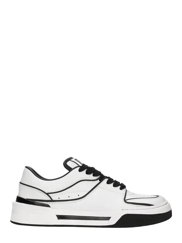 Dolce & Gabbana Roma Leather Sneakers - White