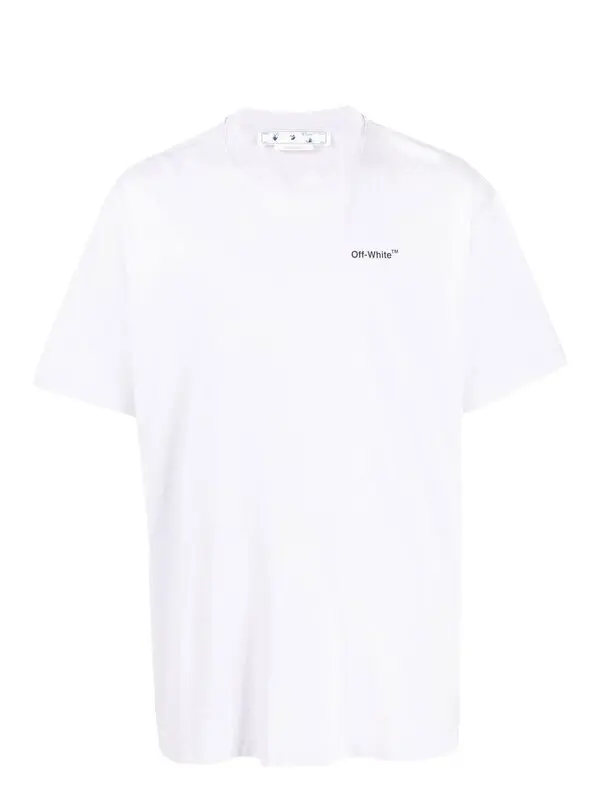 Off-White Caravaggio Arrow Short-sleeve T-shirt - Purple
