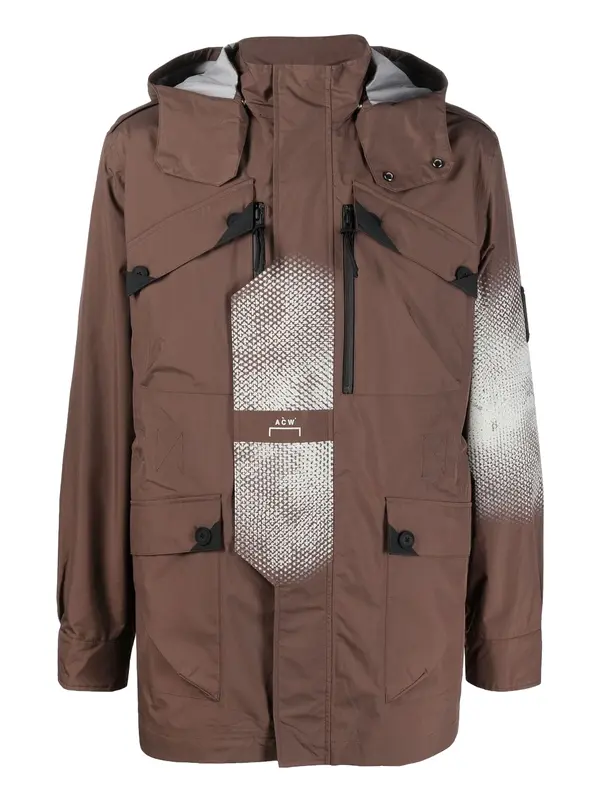 A-COLD-WALL* M-65 Graphic-print Jacket - Brown