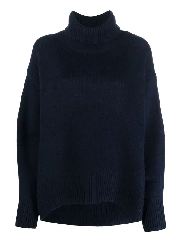Arch4 Roll-neck Long-sleeve Jumper - Blue