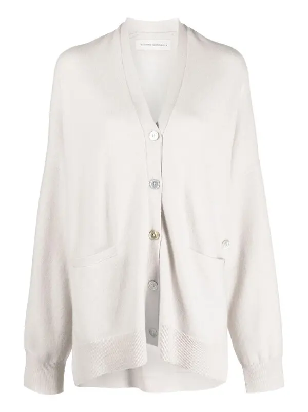 EXTREME CASHMERE X Button-up Knitted Cardigan - Neutrals