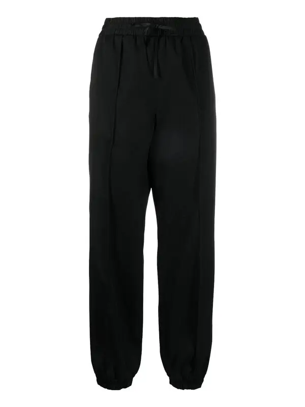 JIL SANDER Drawstring-waist Trousers - Black
