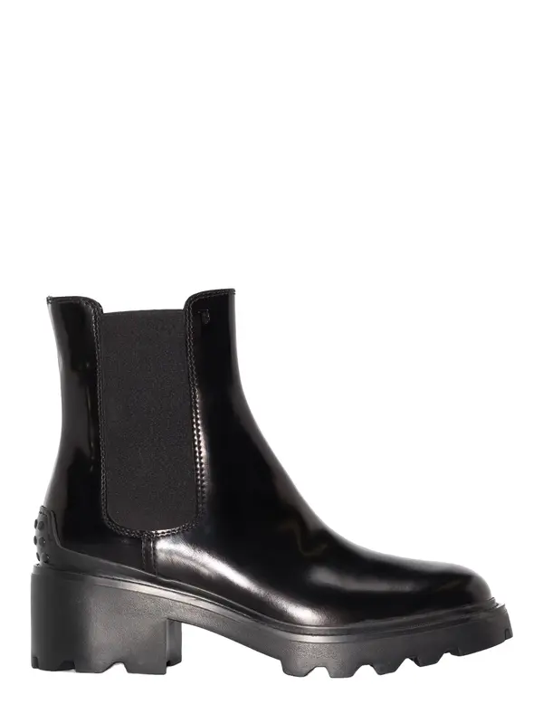TOD'S Lug-sole Chelsea Boots - Black