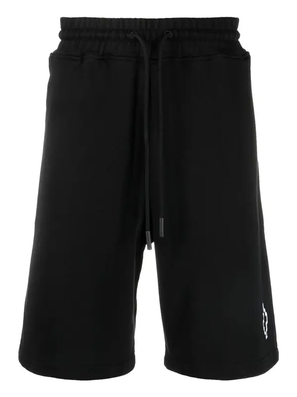 COUNTY OF MILAN Marcelo Burlon Logo Bermuda Shorts - Black