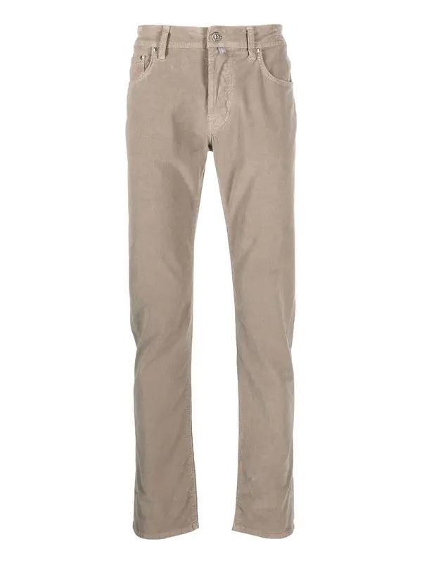 Jacob Cohen Skinny-cut Trousers - Neutrals