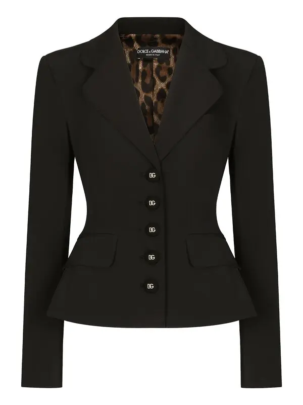 Dolce & Gabbana Technical Gabardine Jacket - Black