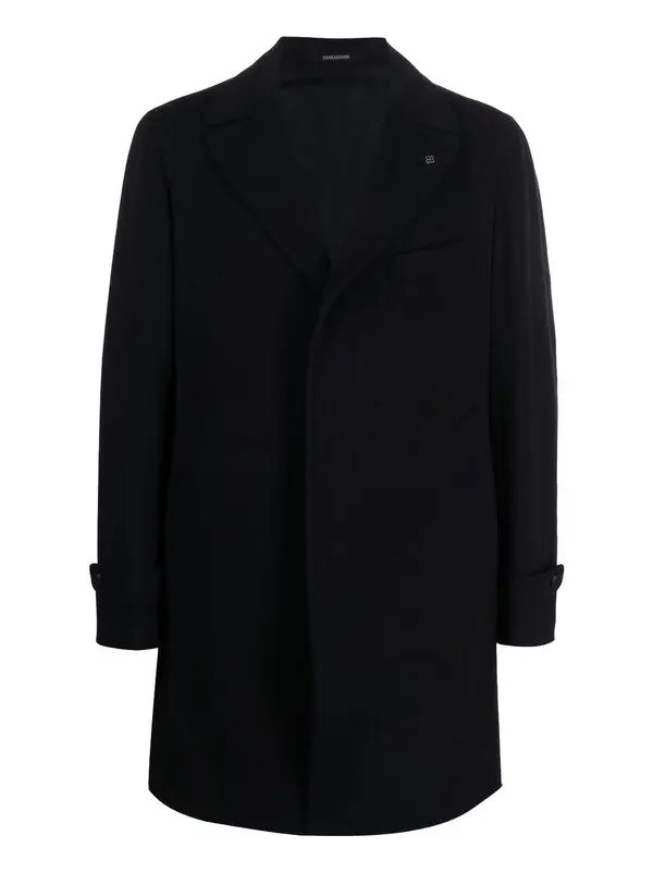 Tagliatore Single-breasted Tailored Coat - Blue