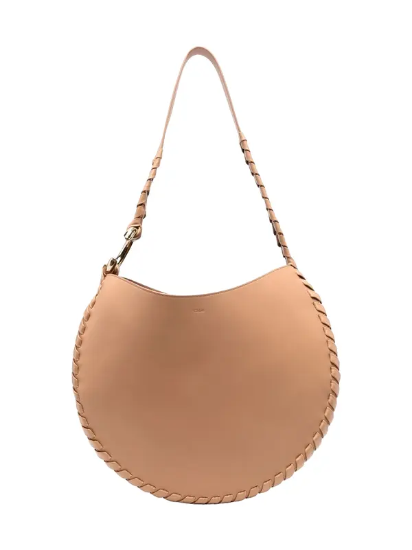 Chloé Moon Leather Shoulder Bag - Neutrals