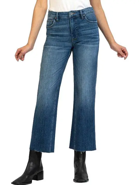 Kut From The Kloth Kelsey High-waist Flare Jeans - Royal