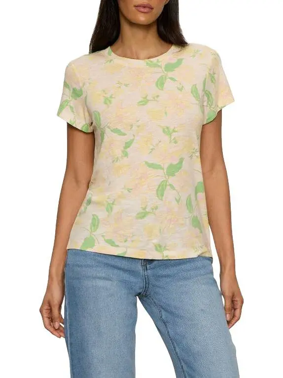 Sanctuary Printed T-shirt - Gentle Lily Coral