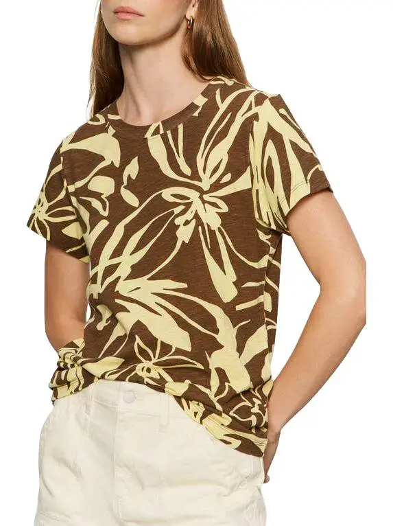 Sanctuary Printed T-shirt - Lemon Root Brown