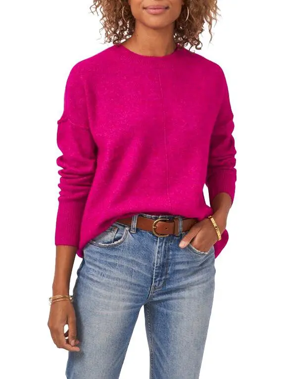 Vince Camuto Exposed Seam Crewneck Sweater - Euphoria