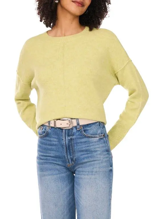 Vince Camuto Exposed Seam Crewneck Sweater - Nile