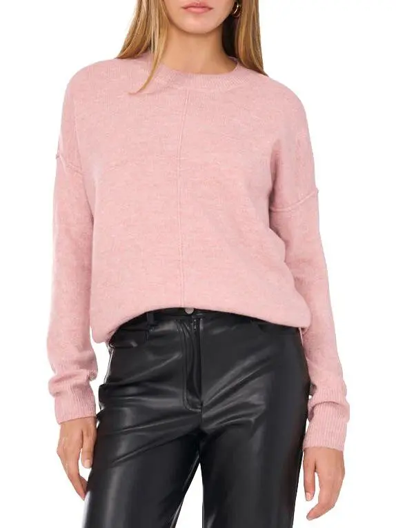 Vince Camuto Exposed Seam Crewneck Sweater - Zephyr