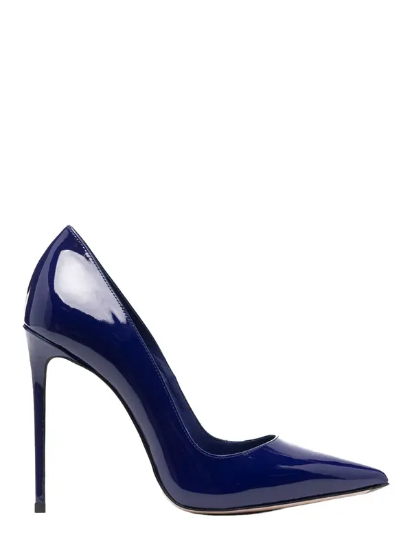 LE SILLA 125mm Patent Leather Pumps - Blue