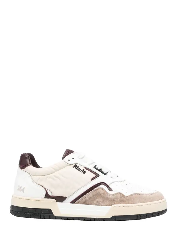 Rhude Embroidered Logo Low-top Sneakers - White