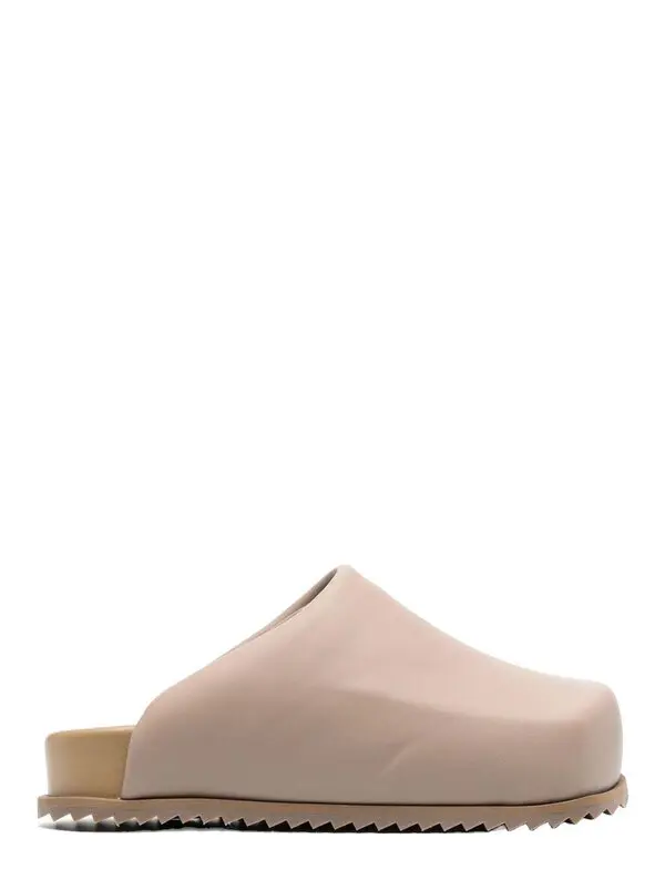 YUME YUME Square-toe Mules - Neutrals