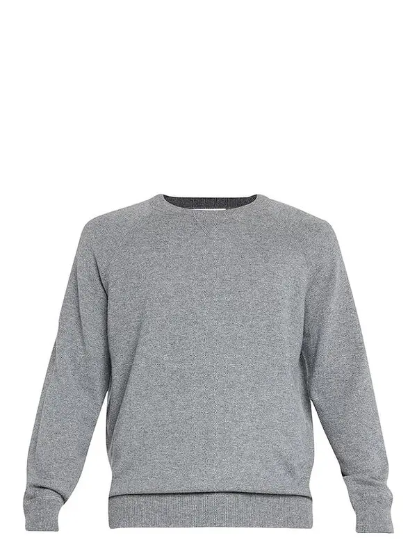 Brunello Cucinelli Cashmere Crewneck Sweater - Grey