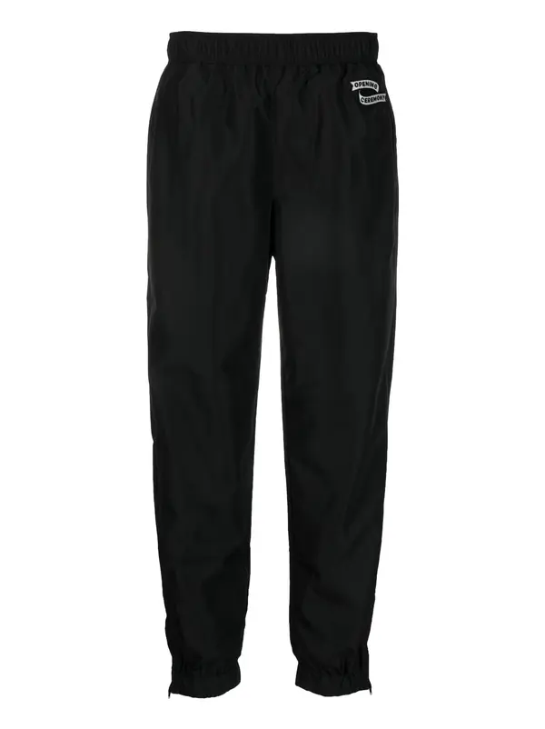 Opening Ceremony Logo Patch Track Pants - Black