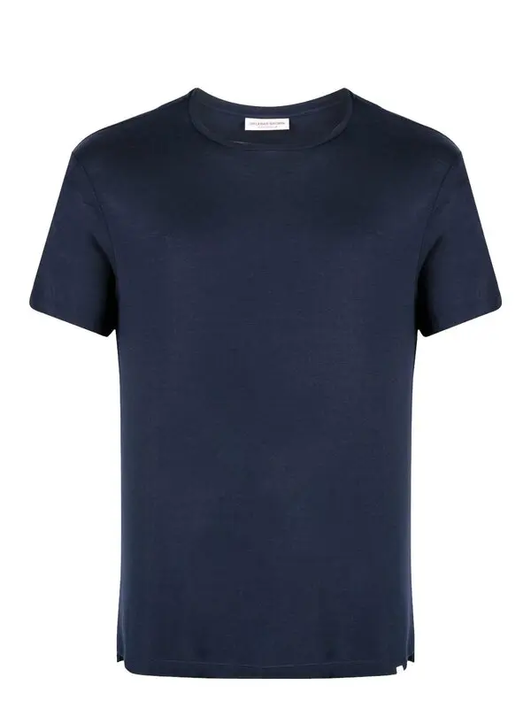 Orlebar Brown Short-sleeve Cashmere T-shirt - Blue
