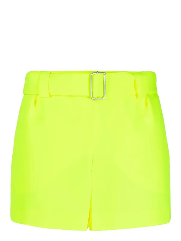 Philosophy Di Lorenzo Serafini Mid-rise Thigh-length Shorts - Yellow