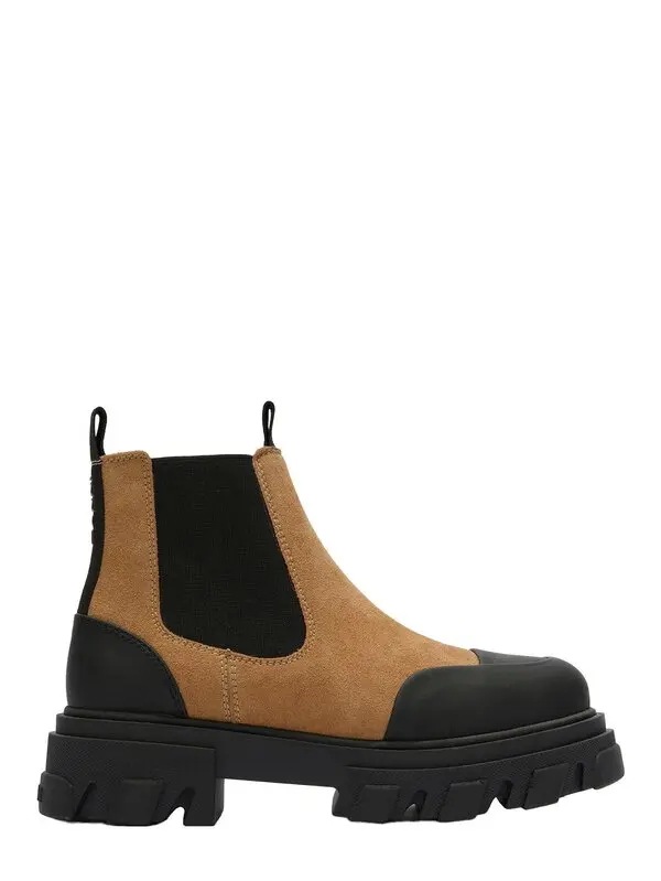 GANNI Low Chelsea Boots - Brown