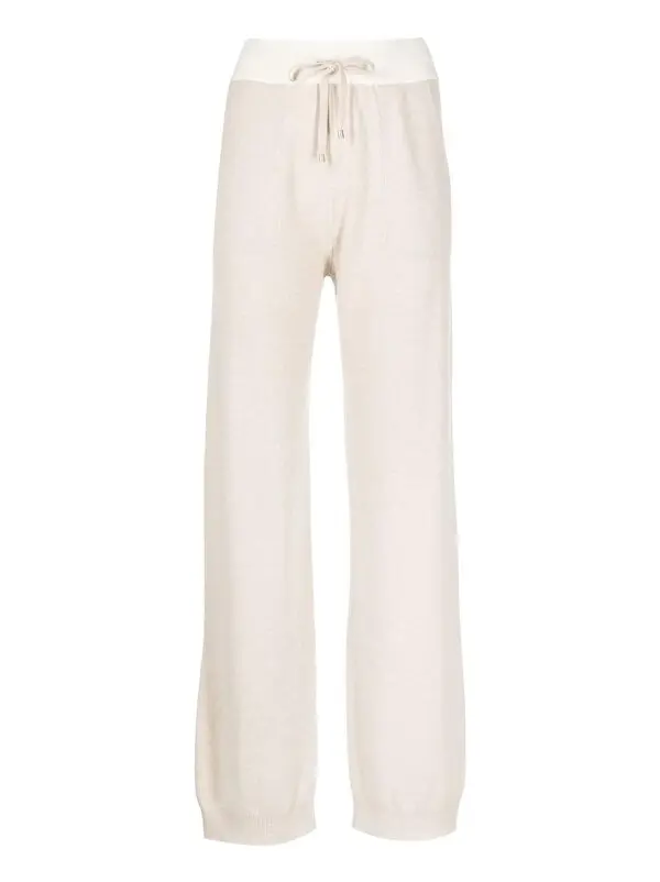 Lorena Antoniazzi Virgin-wool Track Pants - Neutrals