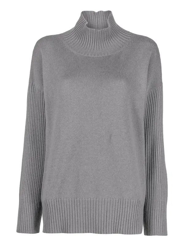 Lorena Antoniazzi Cashmere Turtleneck Jumper - Grey