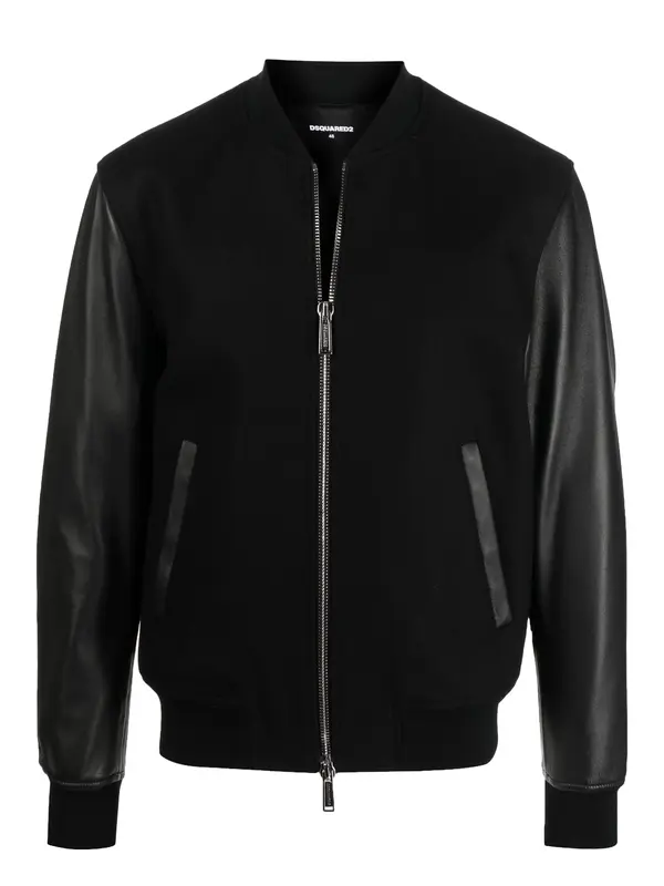 Dsquared2 X Ibrahimović Hybrid Bomber Jacket - Black