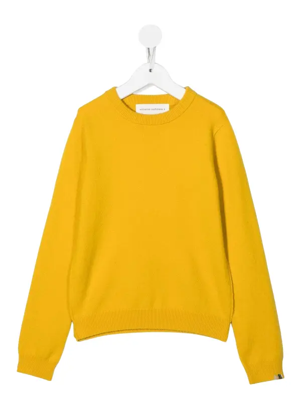 EXTREME CASHMERE X Ribbed-knit Jumper - Yellow