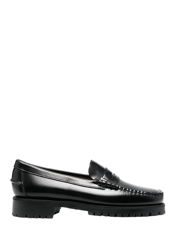 SEBAGO Dan Penny Flat Loafers - Black