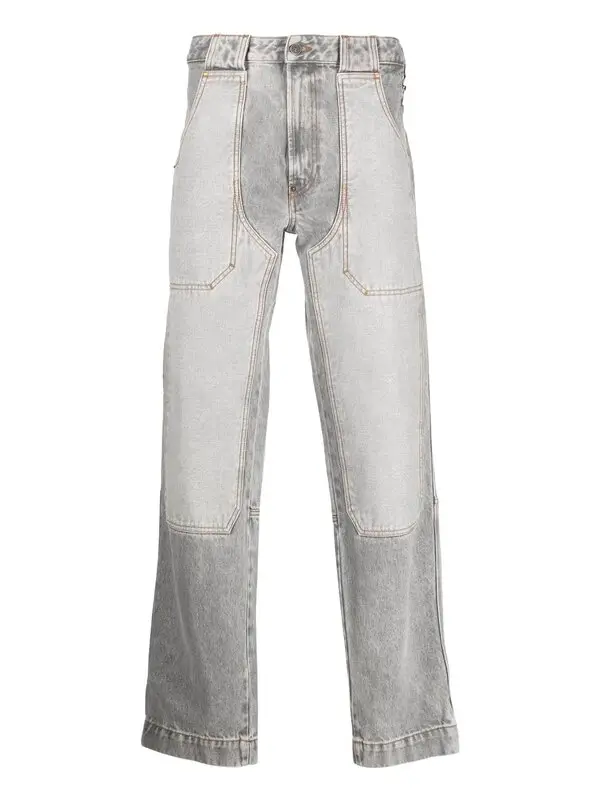 Diesel Straight-leg Jeans - Grey