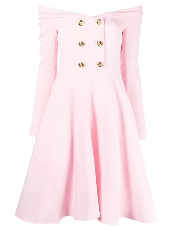 Giambattista Valli Off-shoulder Dress - Pink