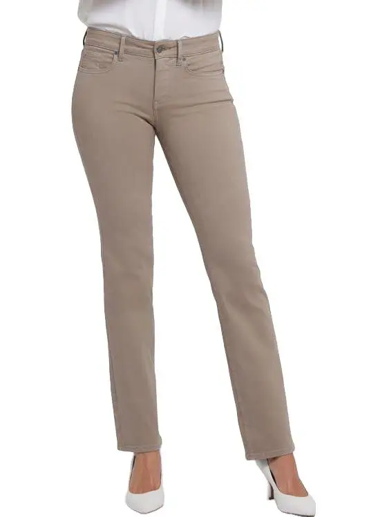 NYDJ Marilyn Straight Leg Jeans - Saddlewood