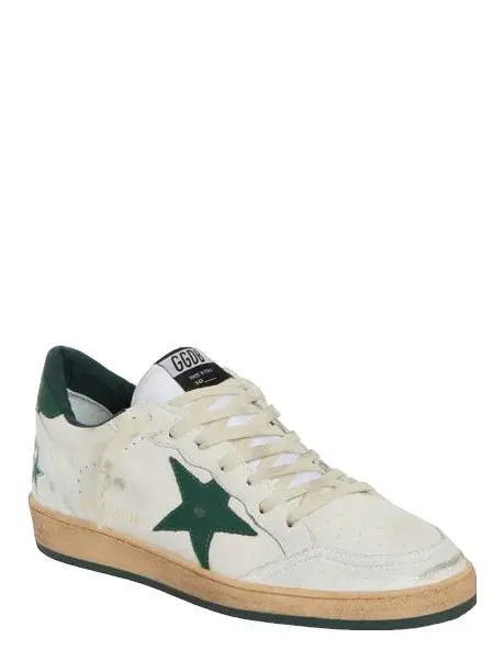 GOLDEN GOOSE Ball Star Sneakers - White/green