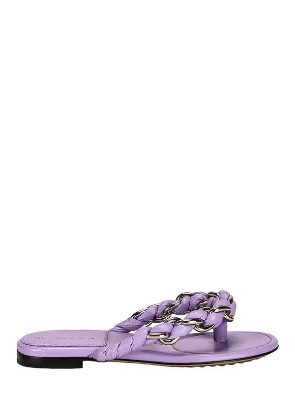 Bottega Veneta Dot Flat Sandals - Wisteria