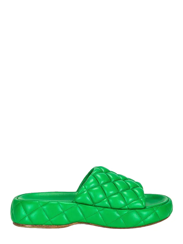 Bottega Veneta Stretch Padded Sandals - Parakeet